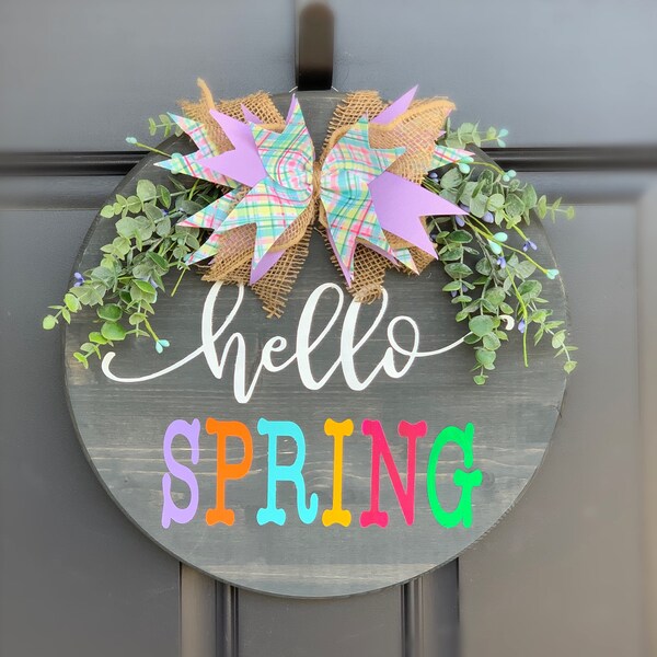 Spring Door Decor - Etsy