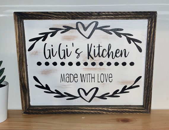 Grandmas Kitchen Sign Farmhouse Kitchen Signs Kitchen - Etsy