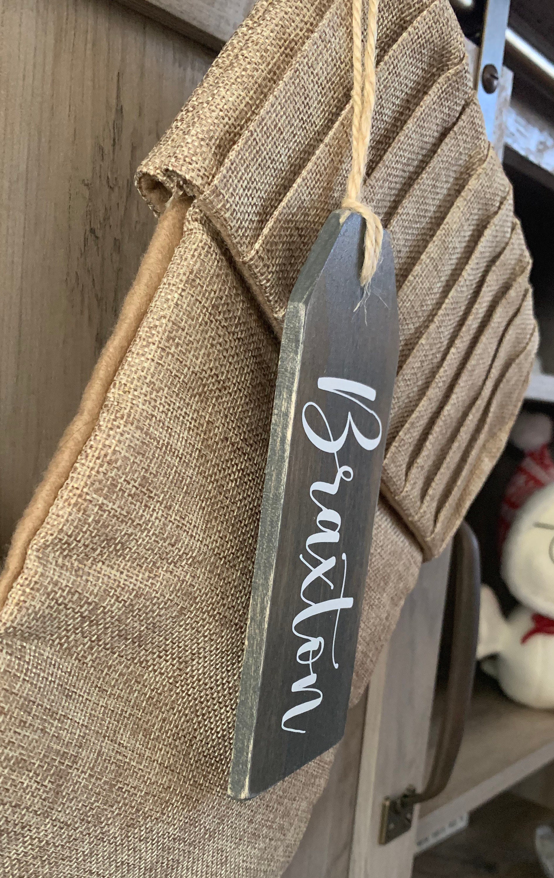 Personalized Stocking Tags Name Tags for Stockings | Etsy