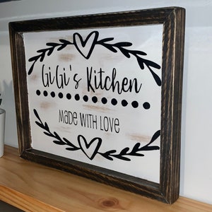 Grandmas Kitchen Sign Farmhouse Kitchen Signs Kitchen Signs for Mom ...