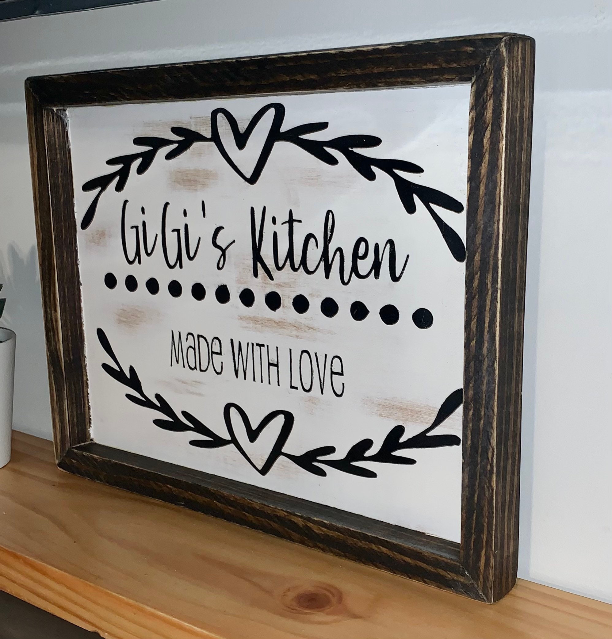 Grandmas Kitchen Sign Farmhouse Kitchen signs Kitchen | Etsy