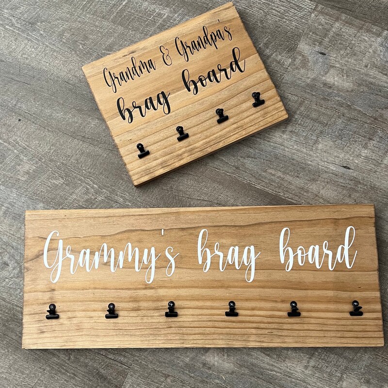 Nanas Brag Board - Etsy