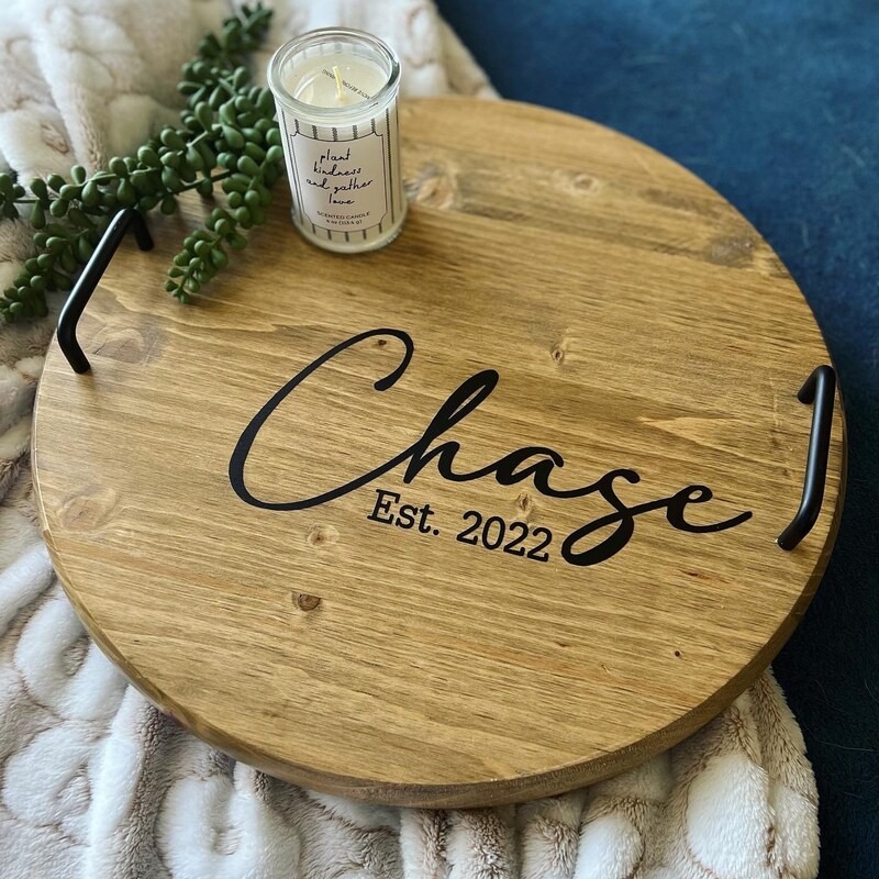 Wood Lazy Susan - Etsy