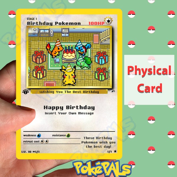 Pokemons Custom Card - Etsy