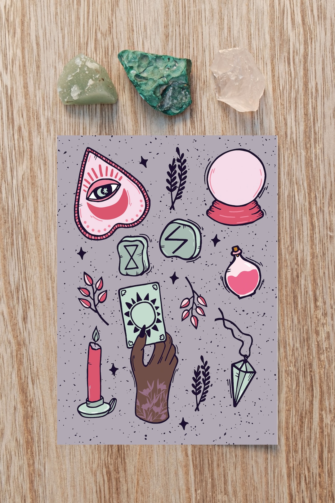 Divination Tools Illustration - Etsy
