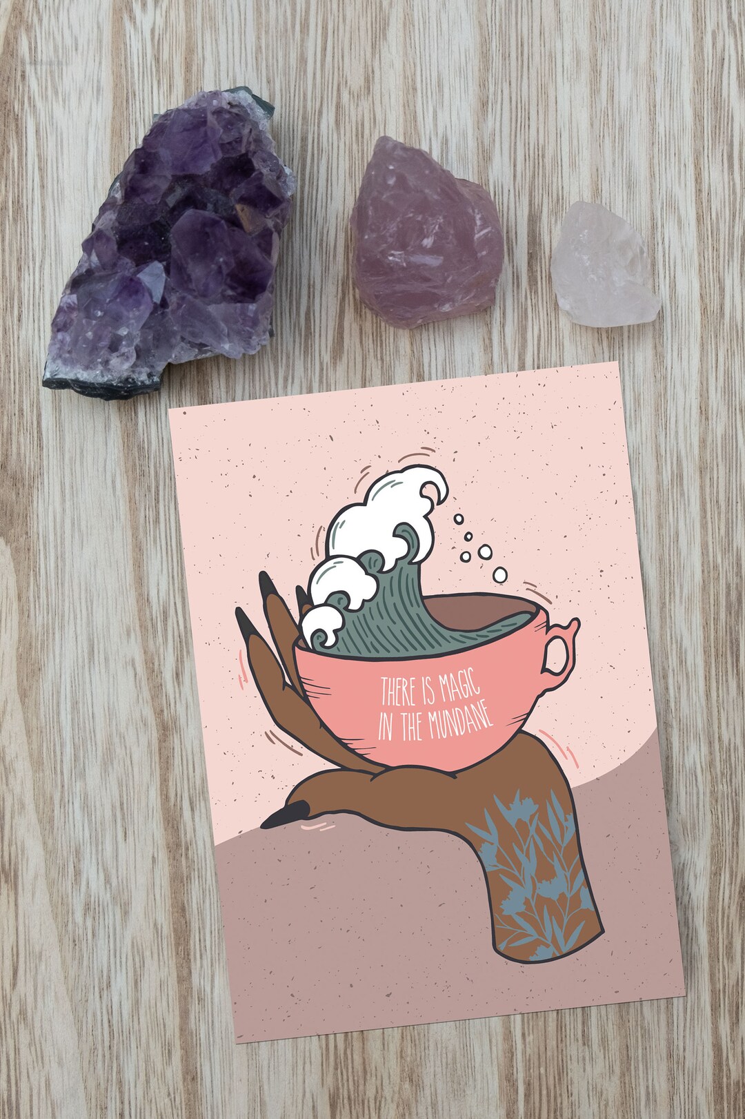 There is Magic in the Mundane Card - Etsy