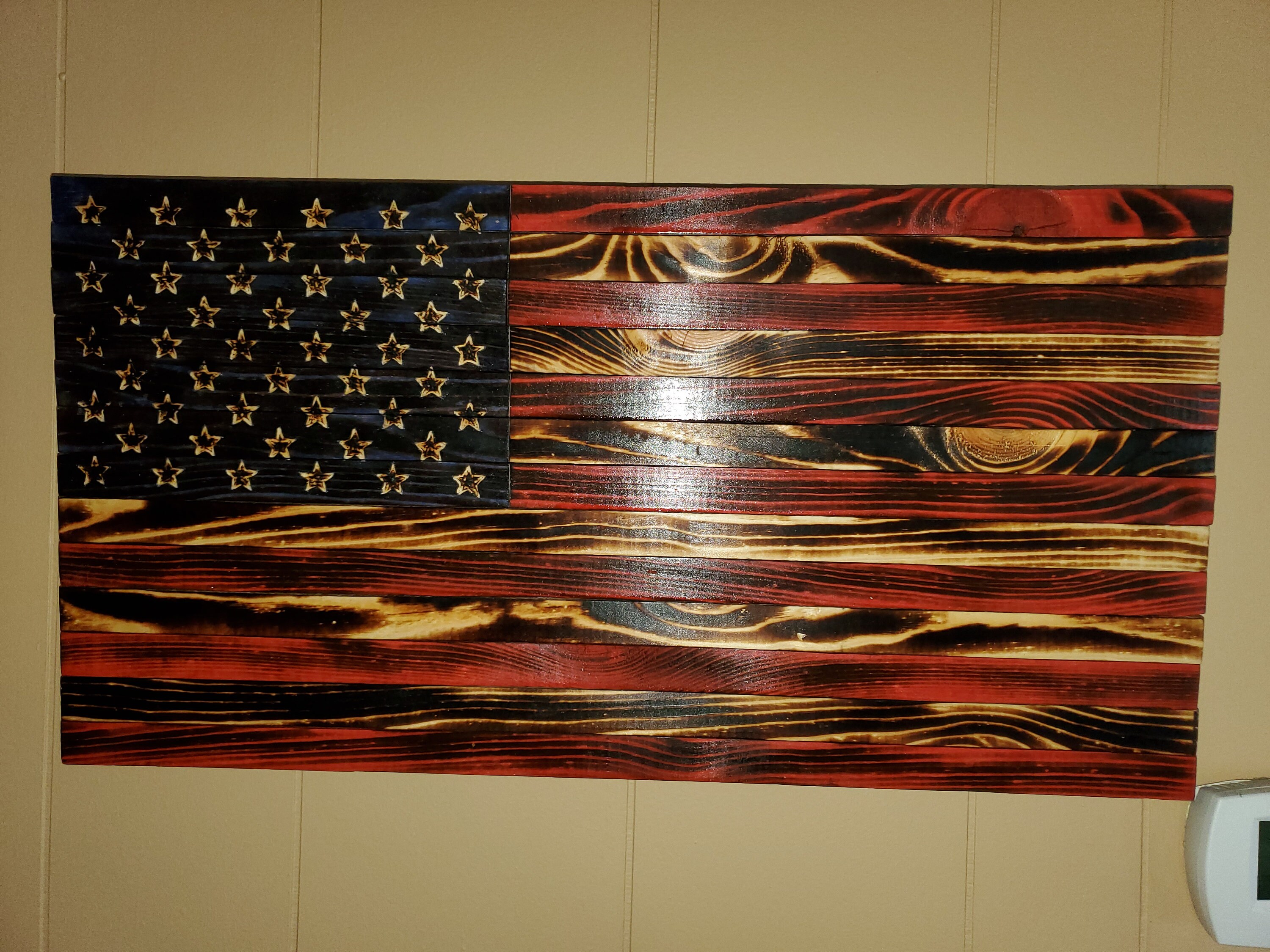 Rustic American Flag - Etsy