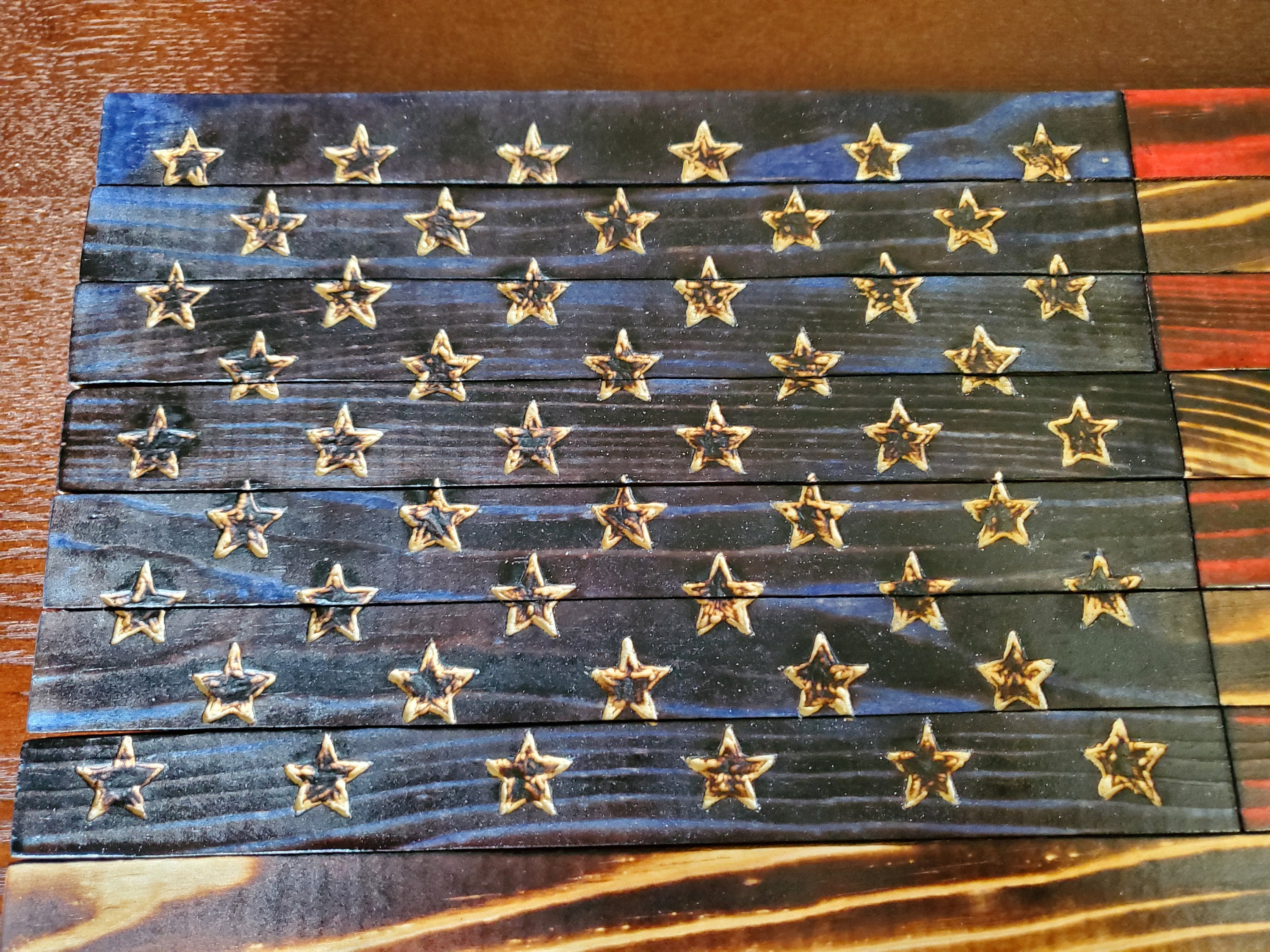 Rustic American Flag - Etsy