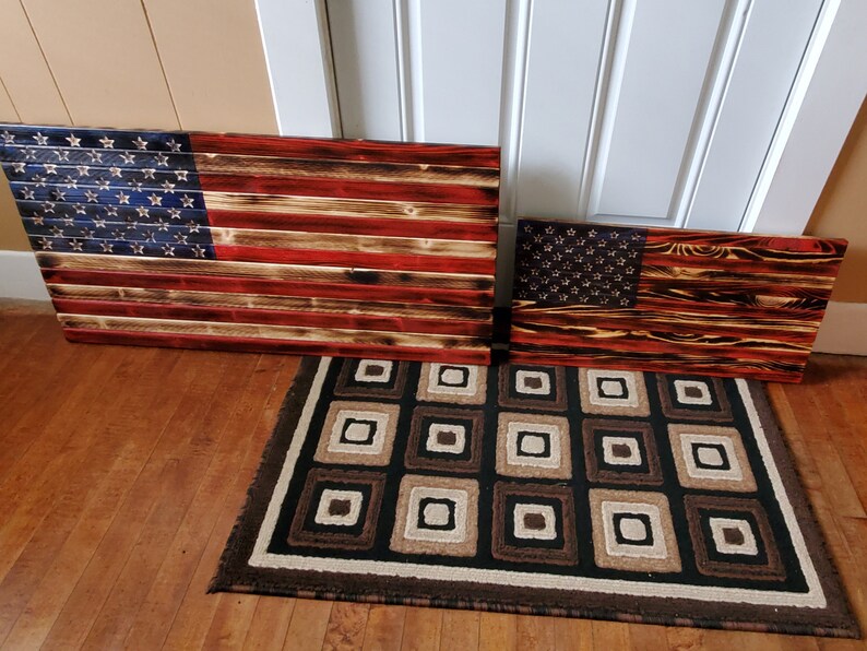 Rustic American Flag - Etsy