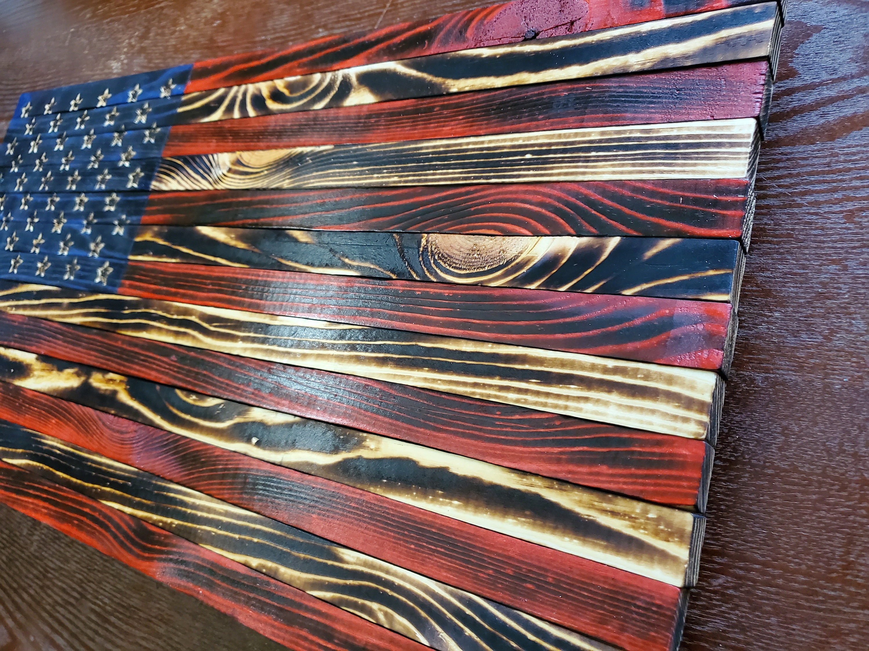 Rustic American Flag - Etsy