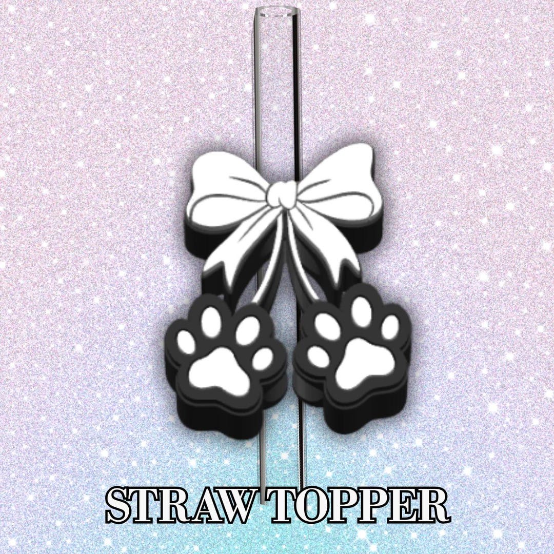 3D Dog Straw Topper:stanley, Tumbler Accessory, Cute, Gift, Shopaholic ...