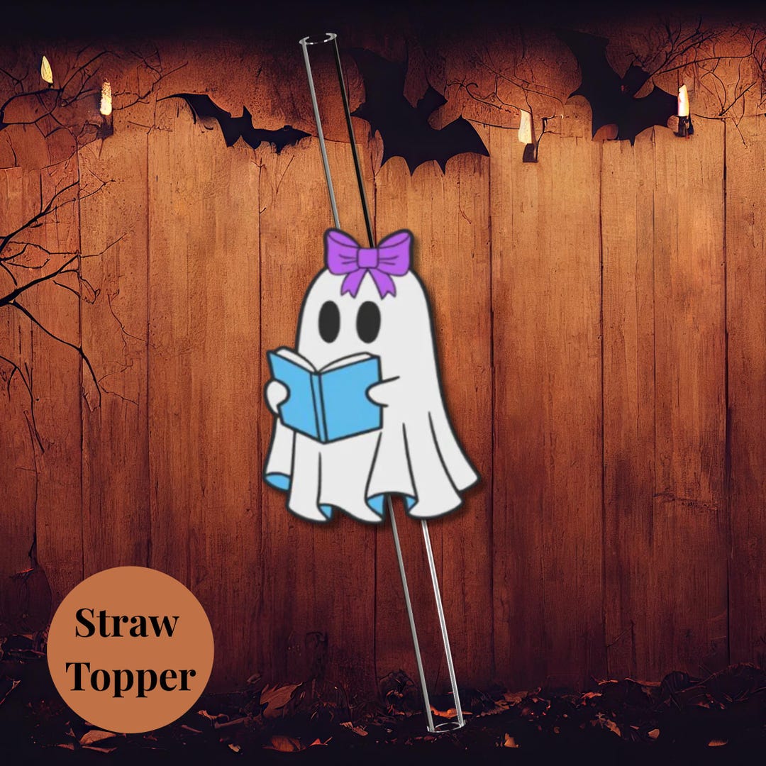 3D Ghost Straw Topper: Stanley Tumbler Accessory - Etsy