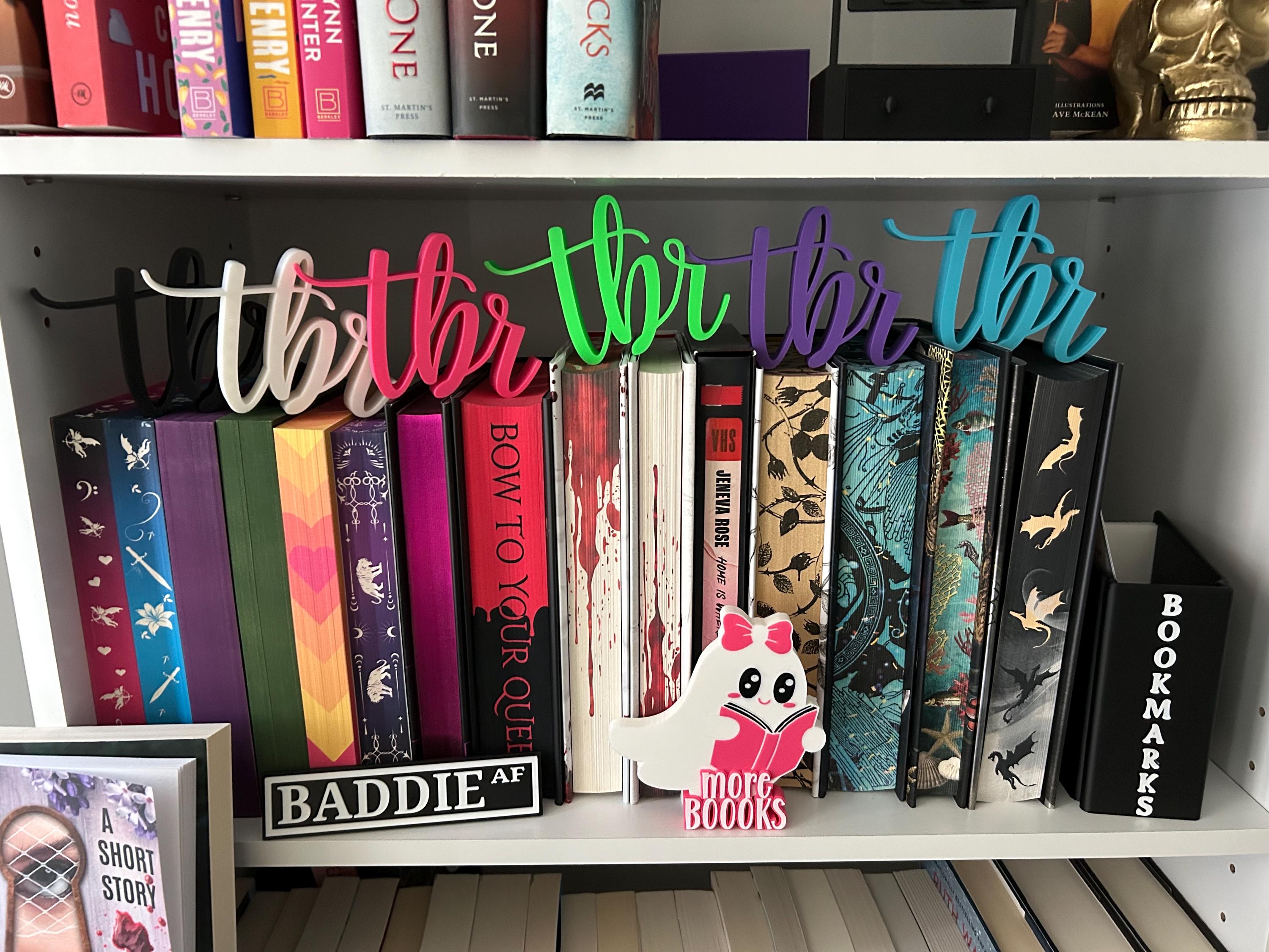 3D Printed TBR Sign: Book Lover Decor - Bookworm Gift. to Be Read Sign ...