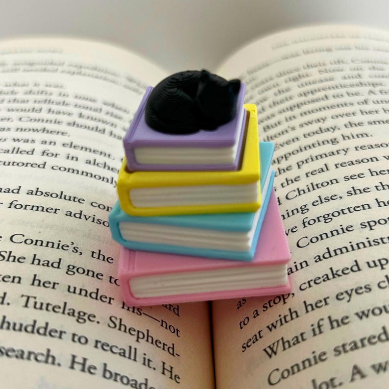 3D Printed Fidget Clicker for Book Lovers, Bookish, Celestial, Gift ...