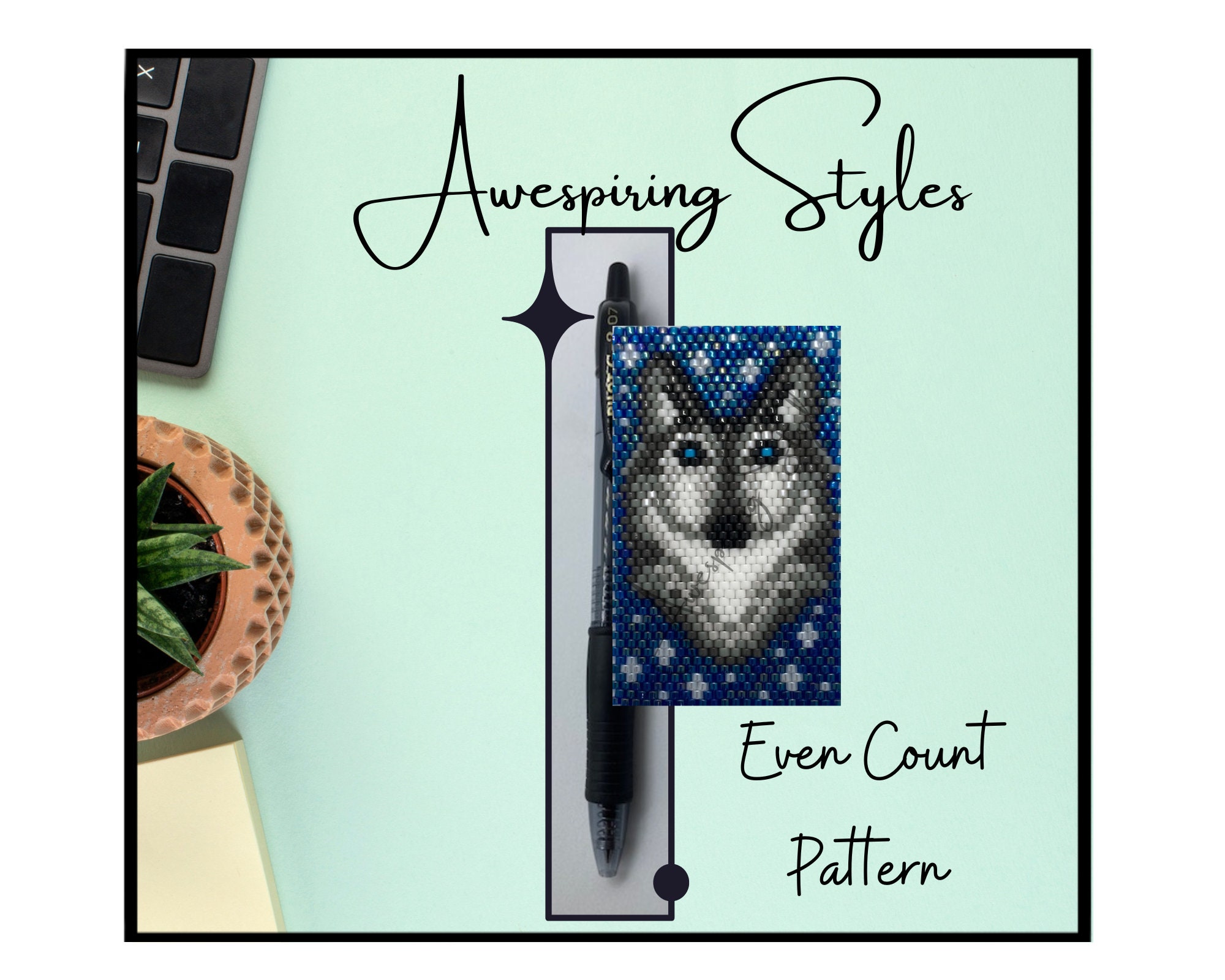 Wolf G2 Pen Wrap PDF Pattern - Etsy