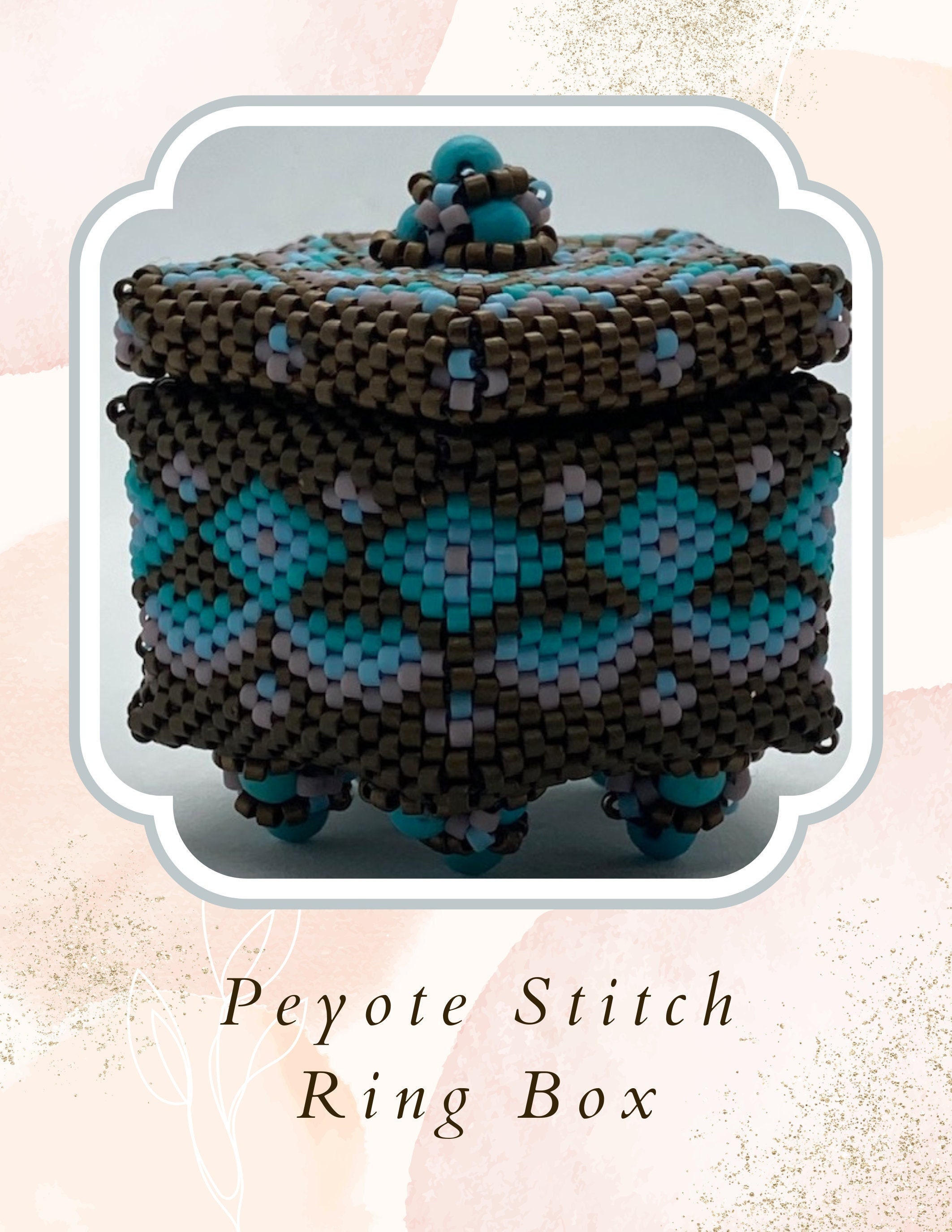 Beaded Ring Jewelry Box Unisex - Etsy