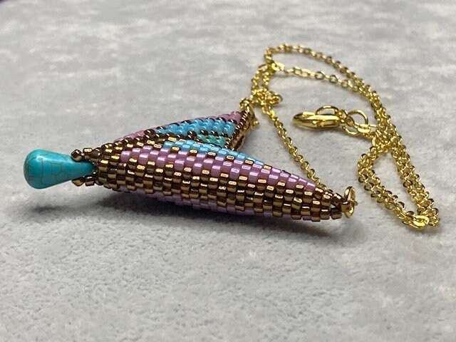 Beaded 18" Gold Chain Necklace - Etsy