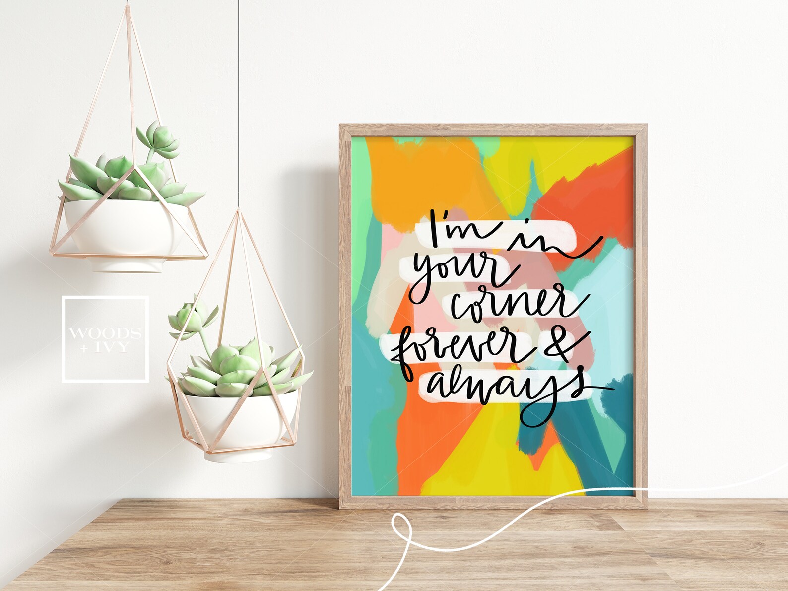 I'm in Your Corner Forever and Always Print - Etsy