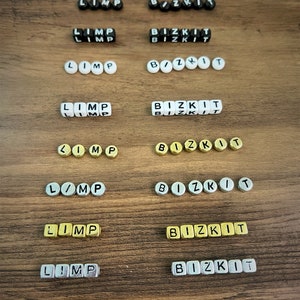 Handmade Limp Bizkit Beaded Bracelet: 90s Nostalgia Jewelry - Etsy