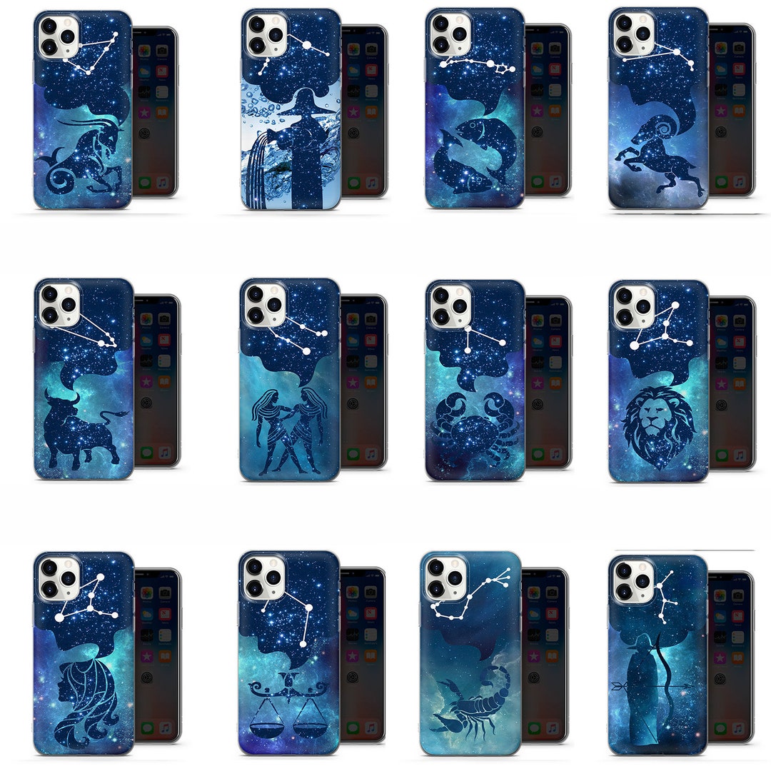 Zodiac Horoscope Phone Case Cove for iPhone 16 Pro Max, 15+, 14, 13, 12 ...