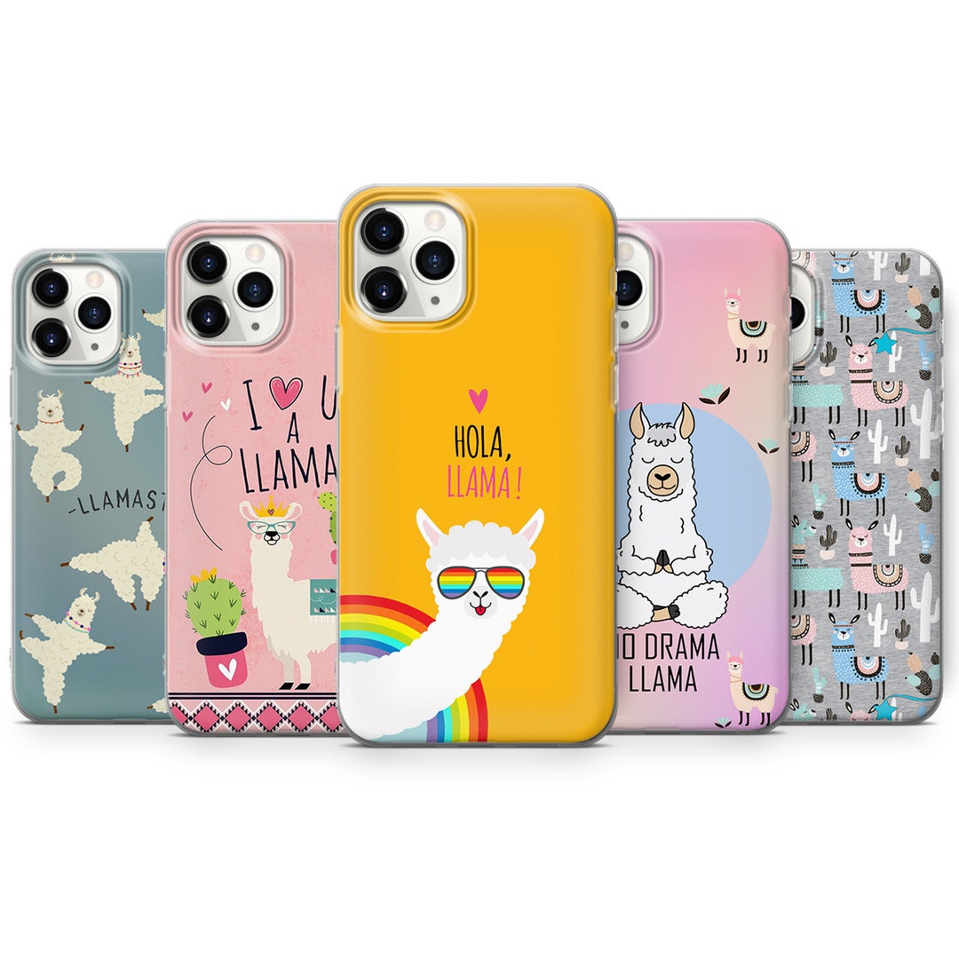 Alpaca Llama Phone Case for iPhone 16 Pro Max, 15 Plus, 14, 13, 12, 11 ...