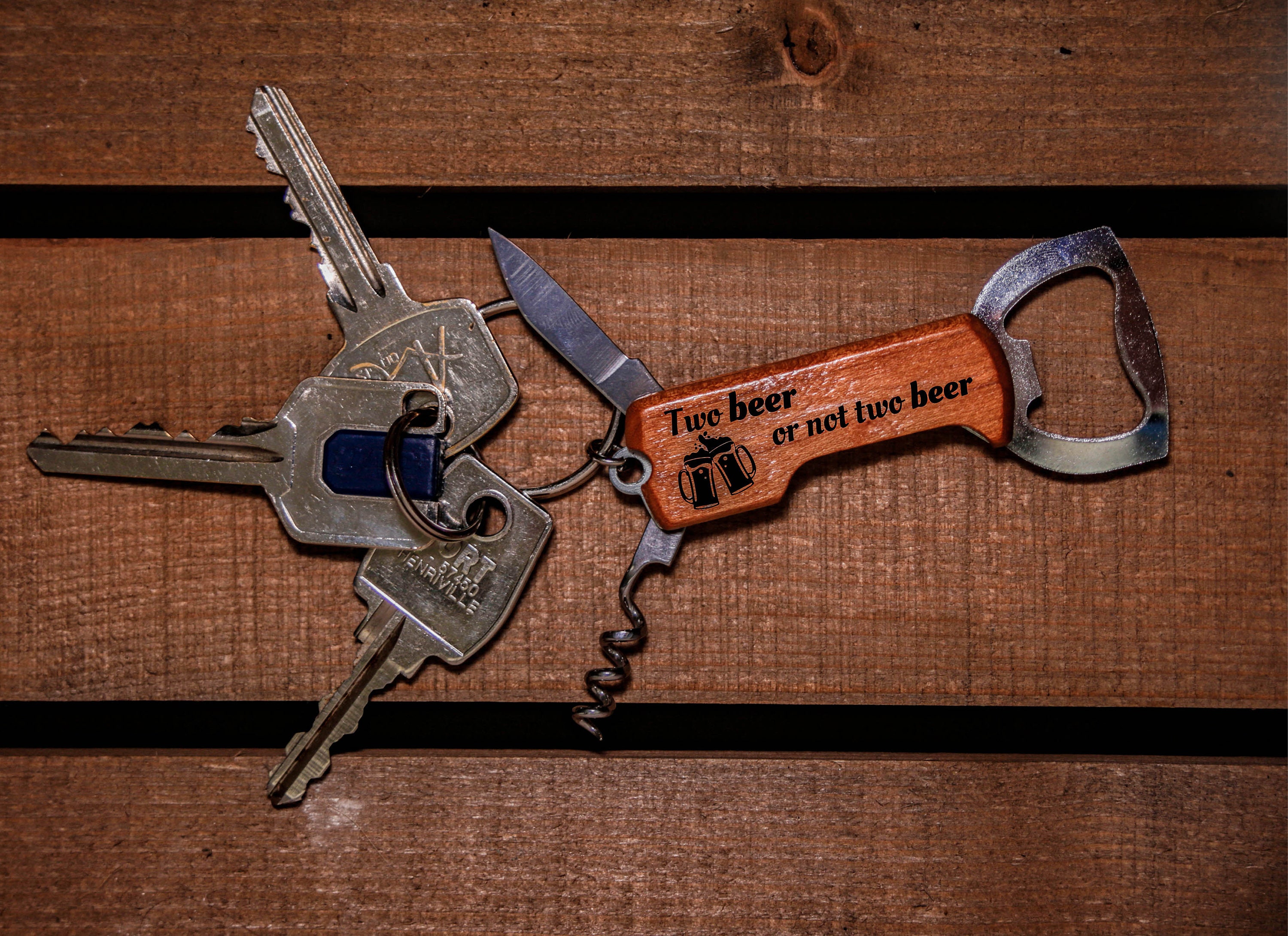 Personalised Beer Opener Custom Bottle Opener Keychain Wall - Etsy