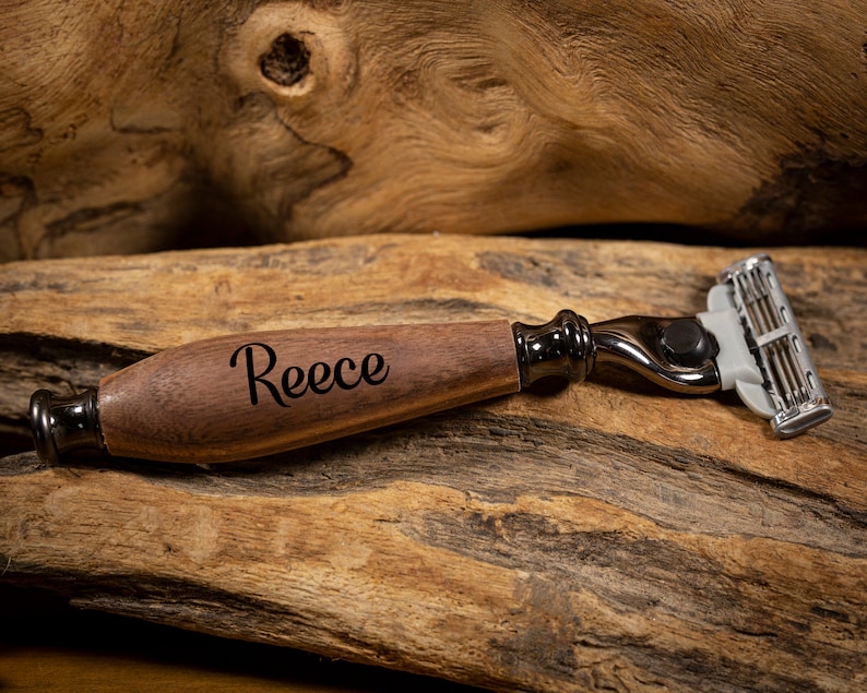 Custom Wooden Razor Hand Turned Razor Engraved Razor - Etsy