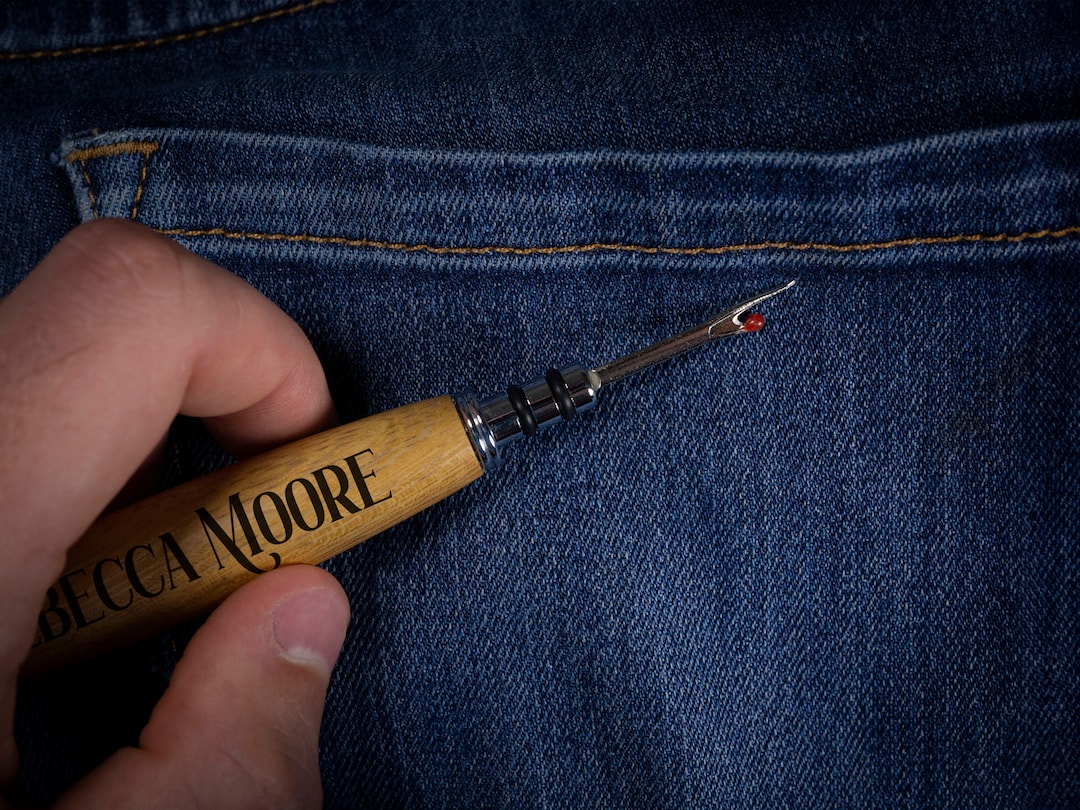 Engravable Hand Turned Ripper, Wood Seam Ripper, Personalised Wood ...