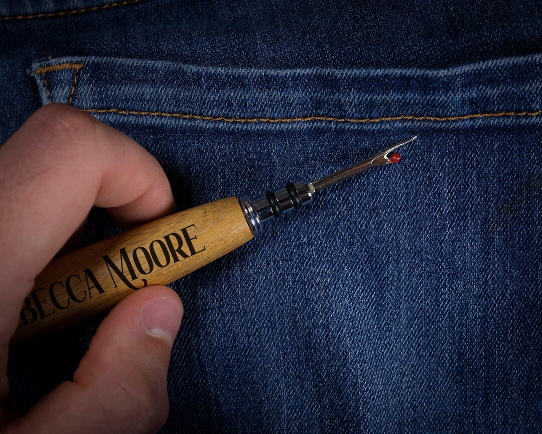 Engravable Hand Turned Ripper, Wood Seam Ripper, Personalised Wood ...