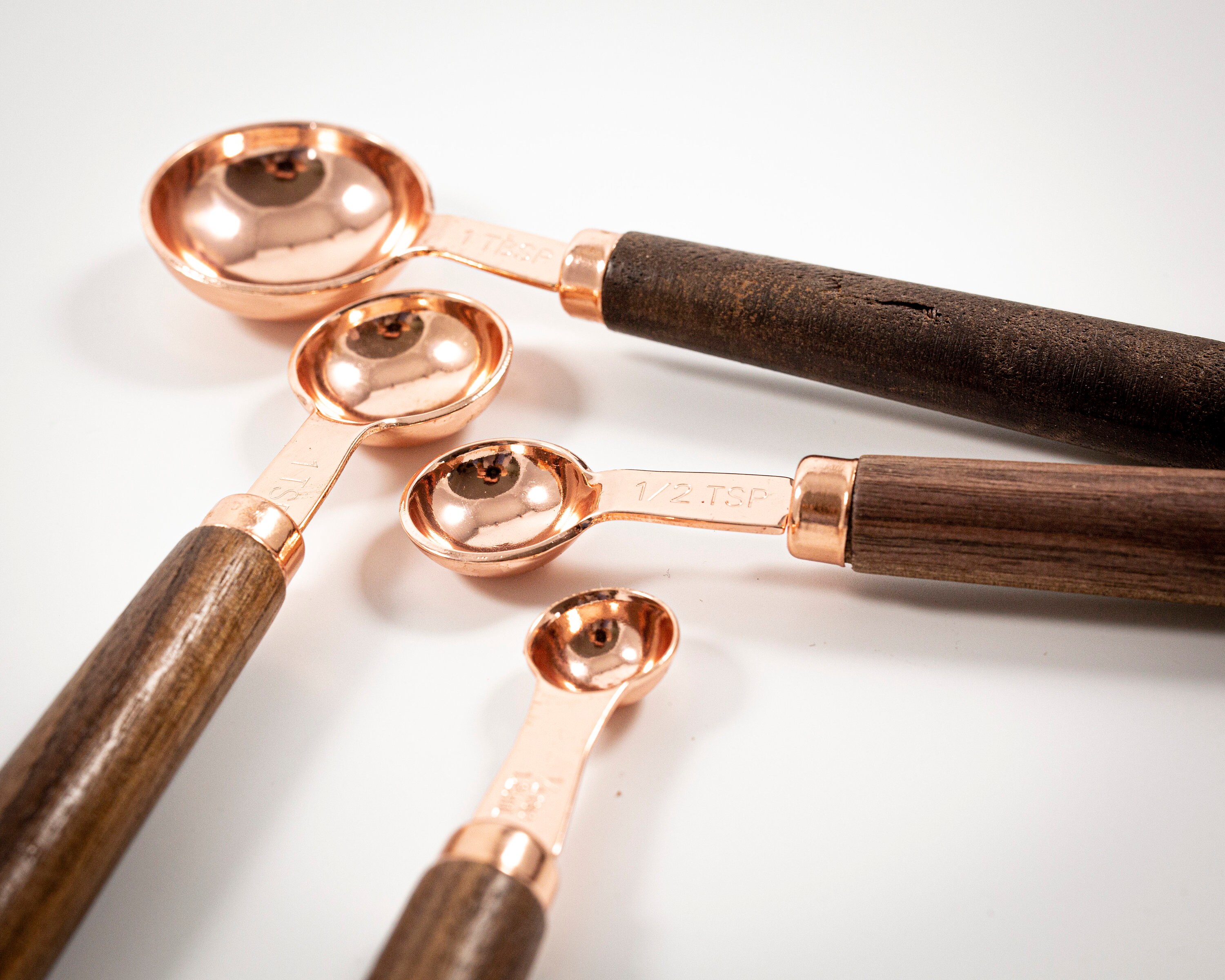 Wooden Measuring Spoons Set of 4 Personalised Measuring | Etsy