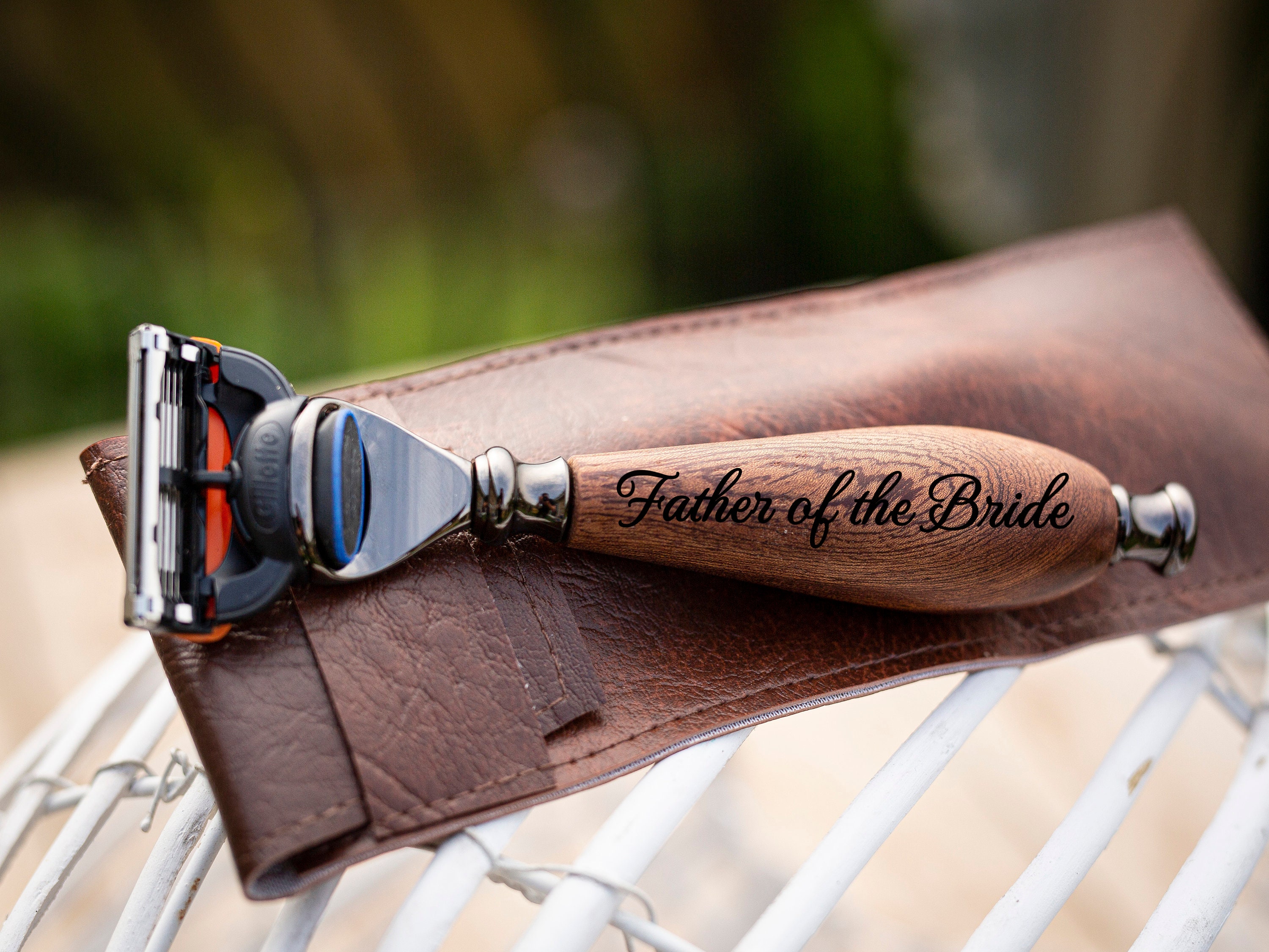 Custom Wooden Razor, Hand Turned Razor, Engraved Razor, Grooming Kit ...