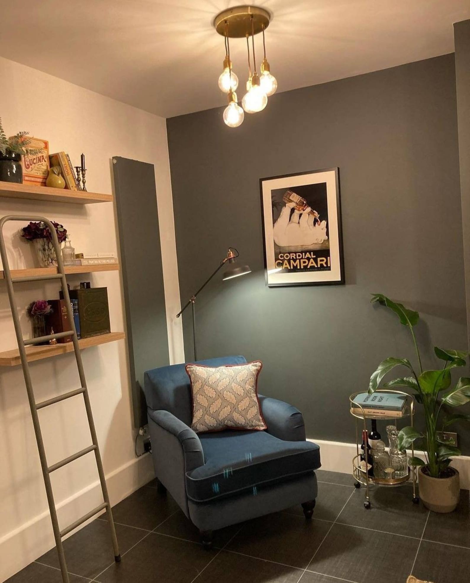 Brass 5 Pendant Ceiling Light (without Bulbs) - Etsy