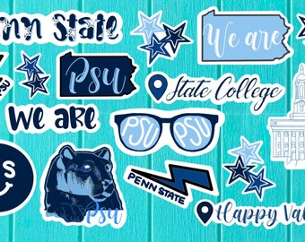 Penn State Stickers - Etsy