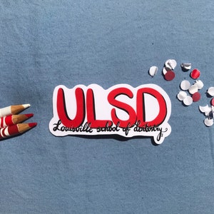 ULSD Sticker Set University of Louisville School of Dentistry - Etsy