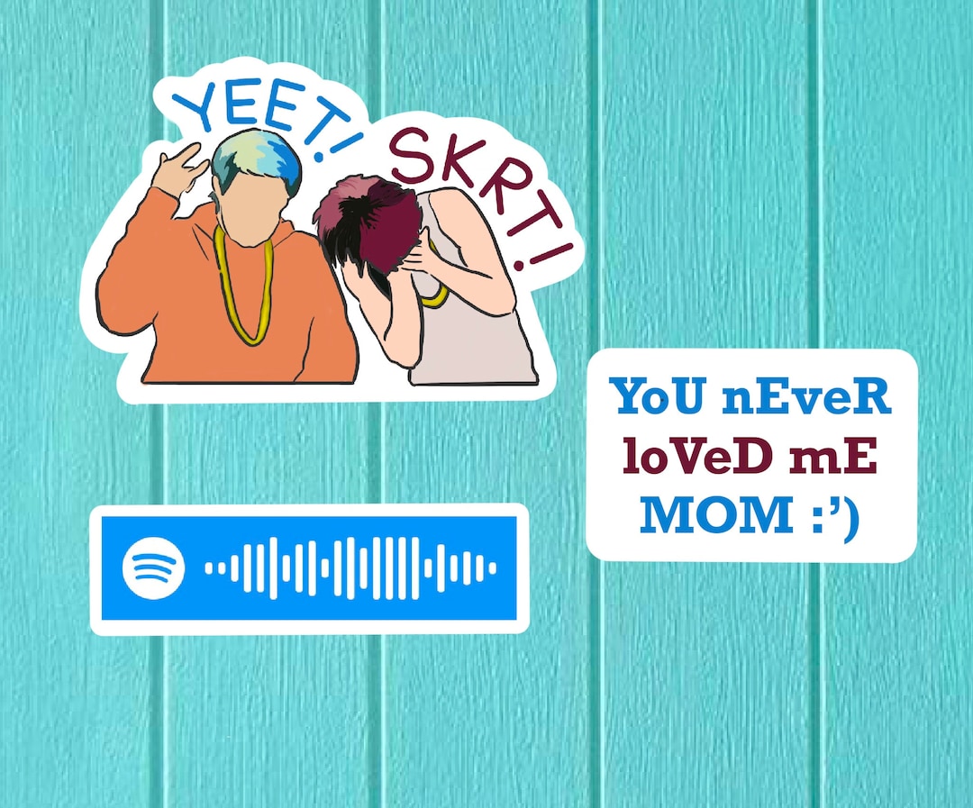 Timothee Chalamet & Pete Davidson Sticker Set SNL Yeet Sticker Yeet ...