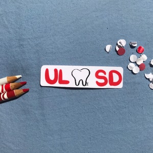 ULSD Sticker Set University of Louisville School of Dentistry Stickers ...