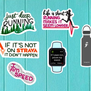 Running Sticker Set Cross Country Decals Track and Field - Etsy
