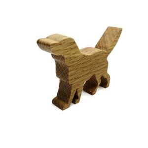 Wooden Dog Figurine, Handcrafted Dog Decor, Small for Desk or Shelf - Etsy
