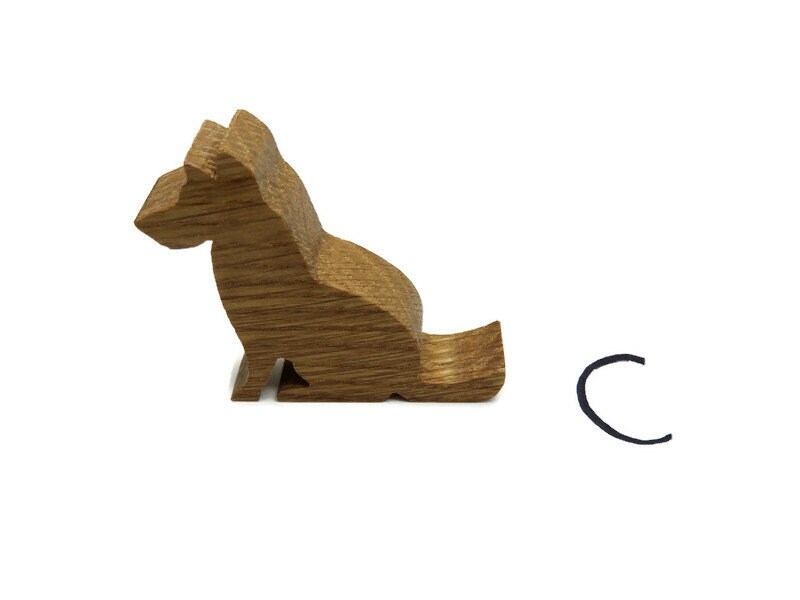 Wooden Dog Figurine, Handcrafted Dog Decor, Small for Desk or Shelf - Etsy