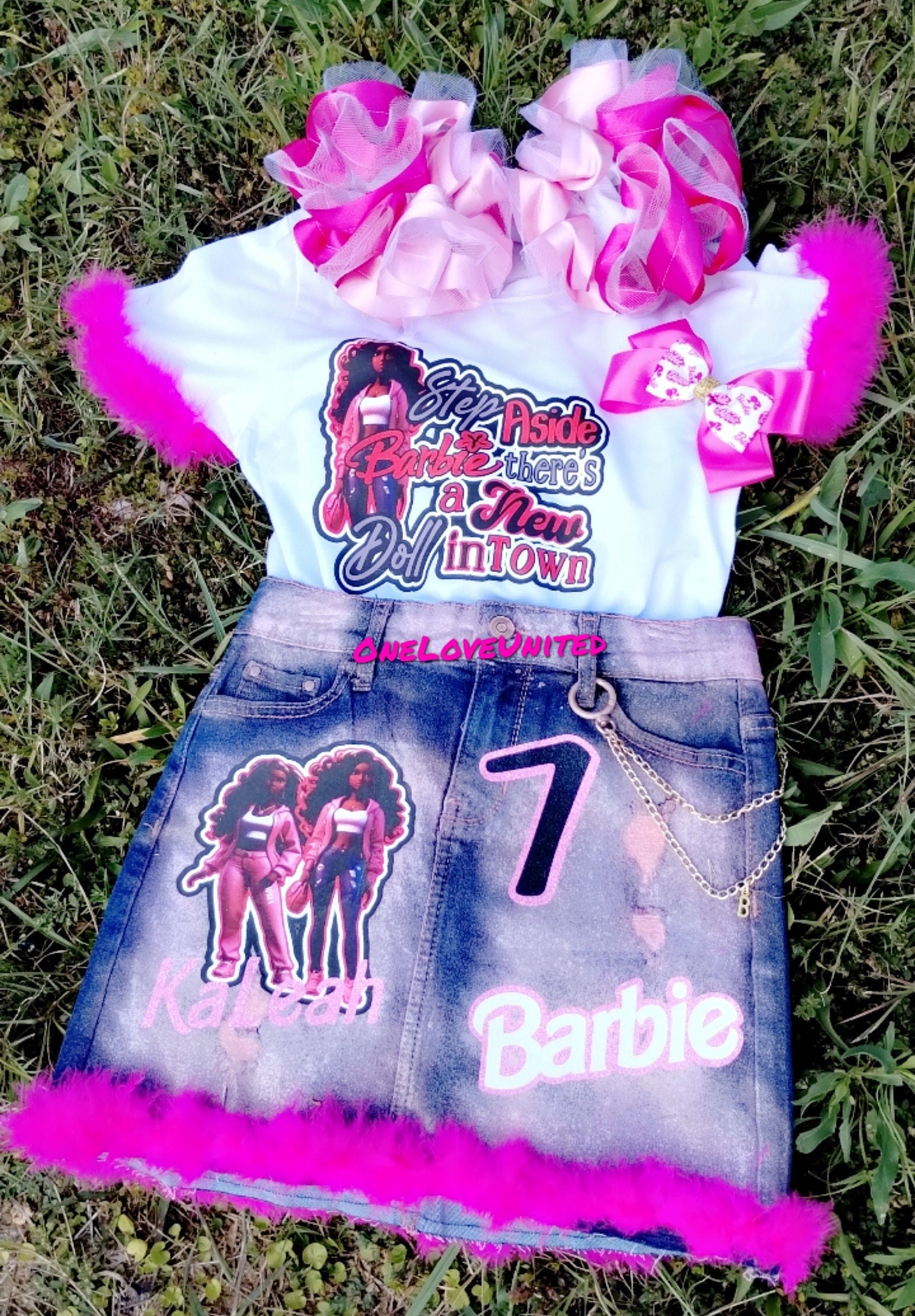 Pinked Out Doll Birthday Set - Etsy