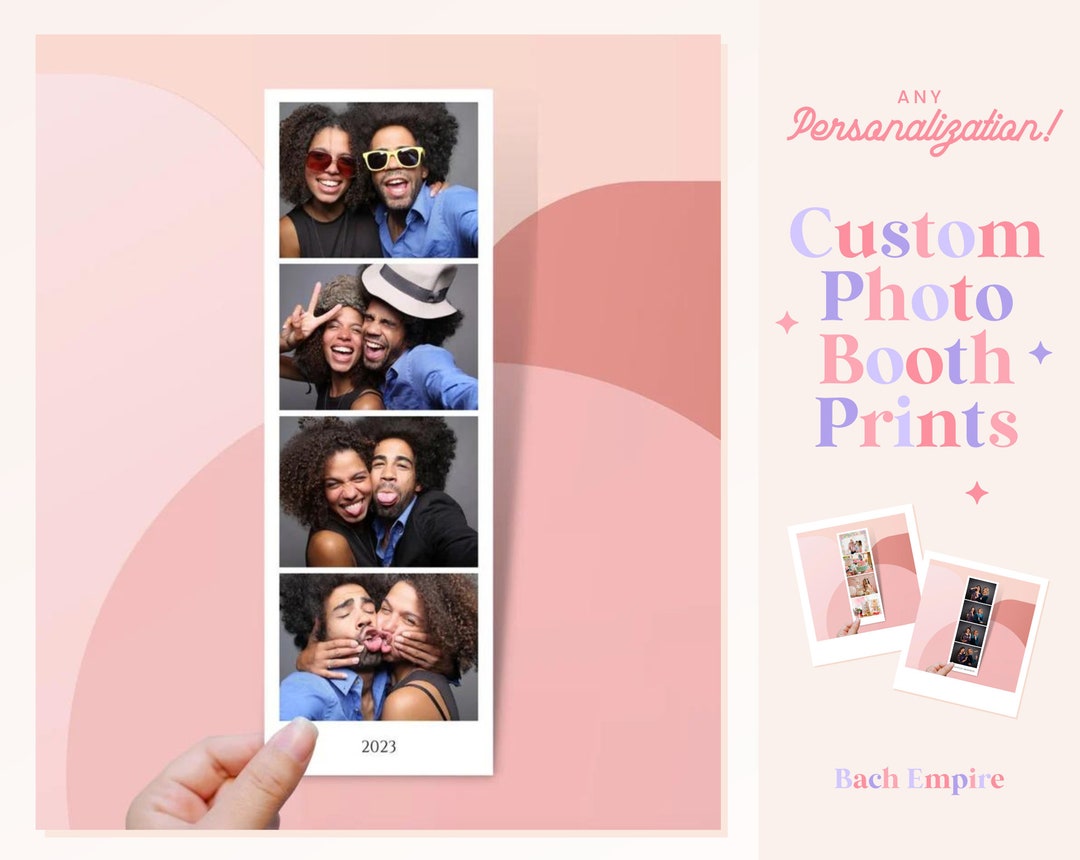Photo Booth Physical Prints - Photo Booth Pictures - Photo Strip Prints ...