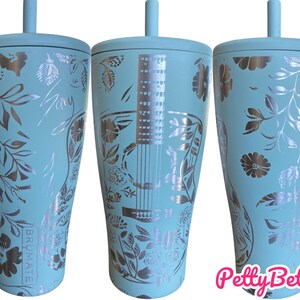 Roses Brumate Era Tumbler - Pink Roses Cup - Engraved Floral Tumbler ...