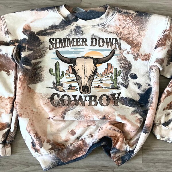 Simmer Down Cowboy Shirt - Etsy