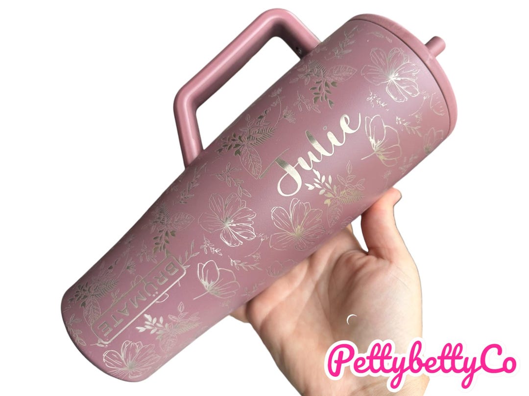 Floral Name Brumate - Mothers Day Gift - Tumbler Gift for Her ...