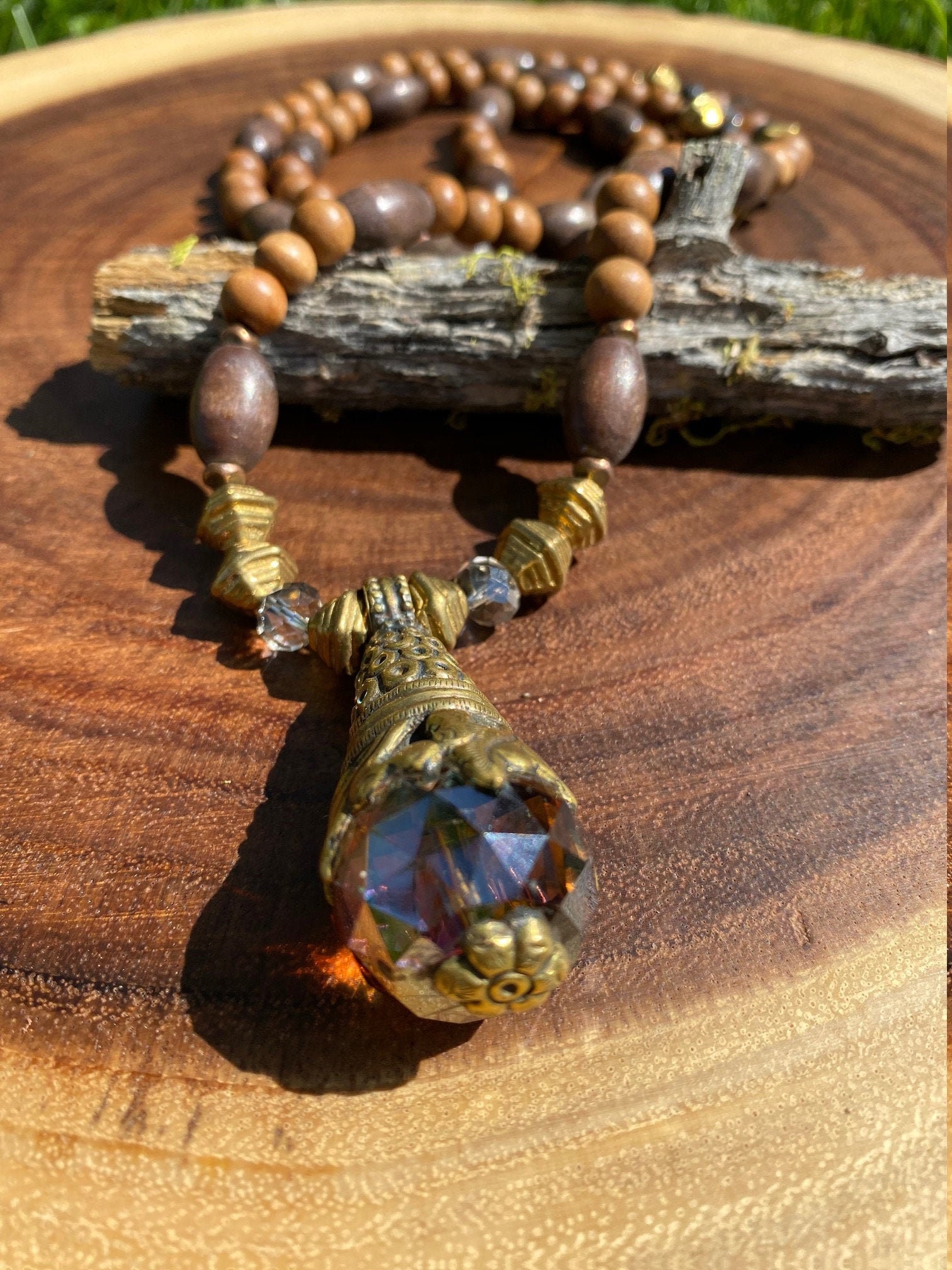 Wizard Gold Ray Amulet - Etsy
