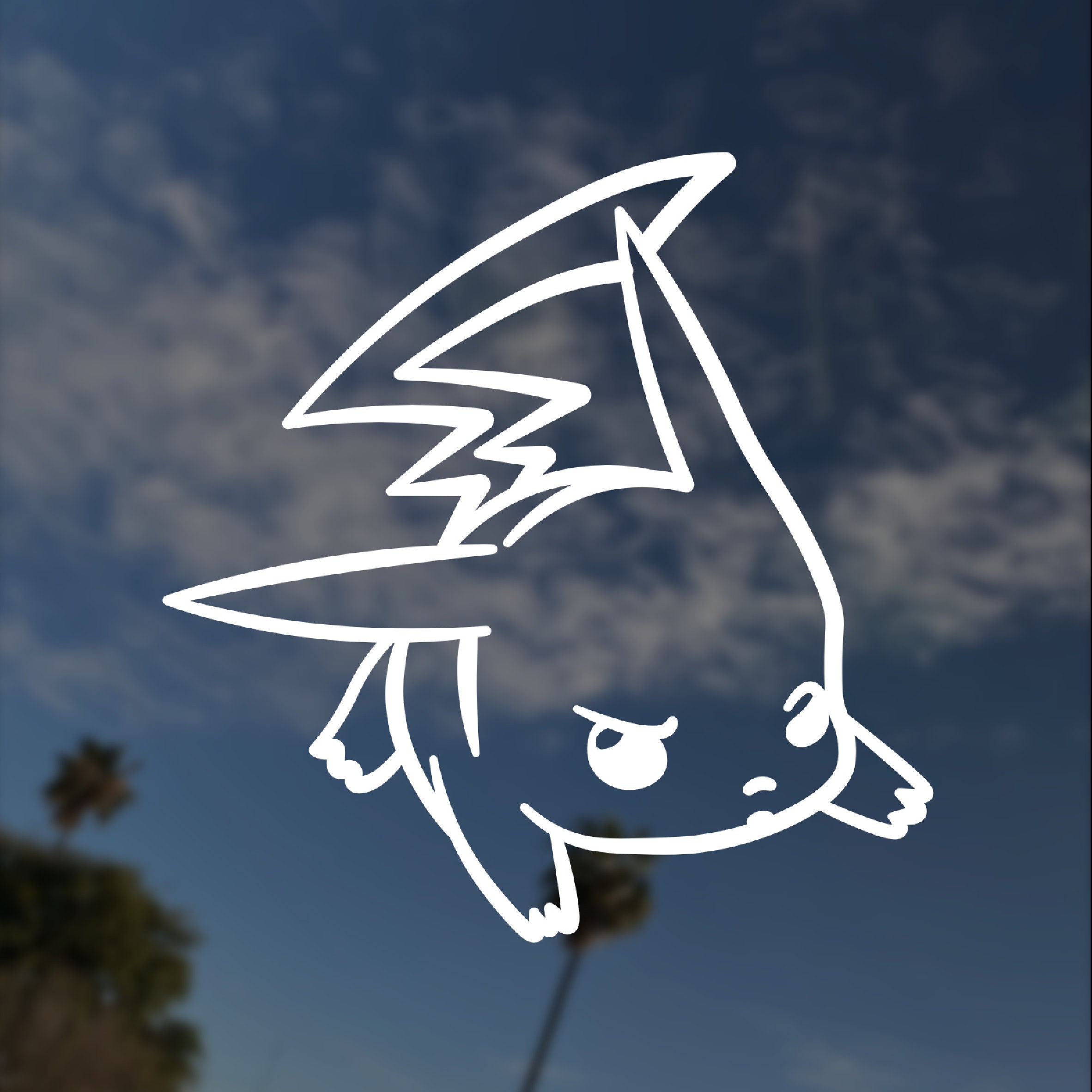 Battle Pikachu Vinyl Decal Sticker - Etsy