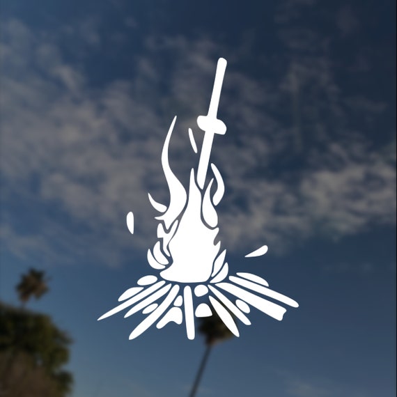Dark Souls Bonfire Vinyl Decal Sticker - Etsy