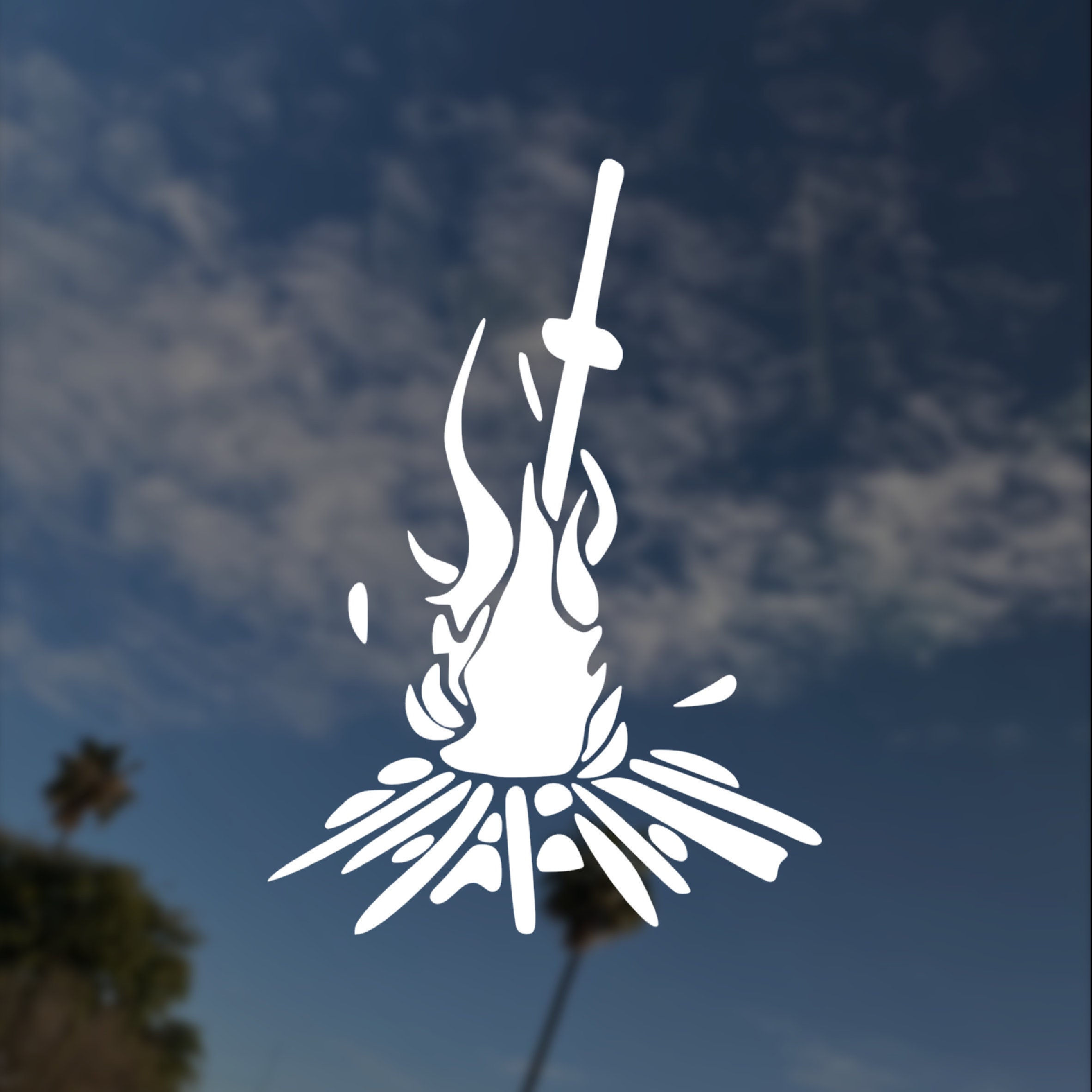 Dark Souls Bonfire Stencil