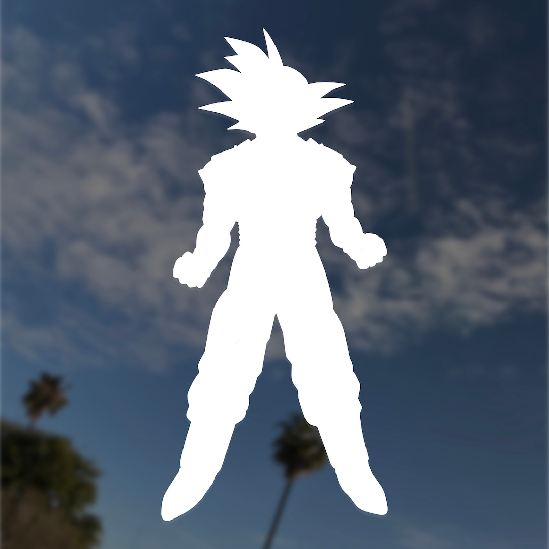 Goku Vinyl Decal Sticker - Etsy