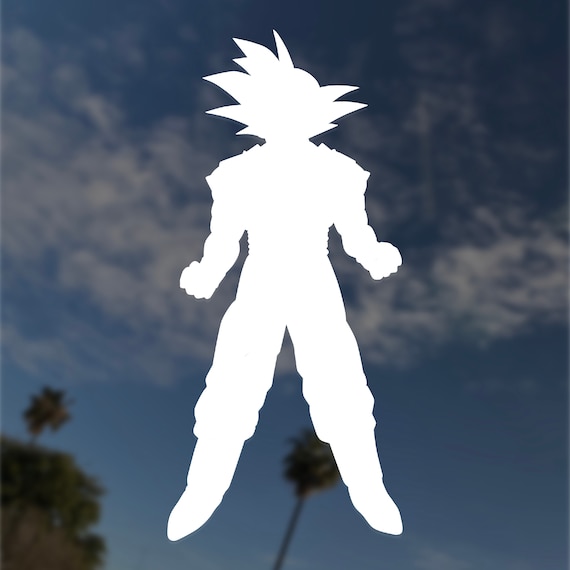 Goku Vinyl Decal Sticker | Etsy